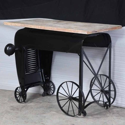 Console vintage - TRACTOR - GrandDécor - en bois / avec piètement en ...