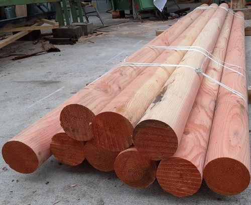 Poteau en bois - Woodspars - lamellé-collé / rond / structurel