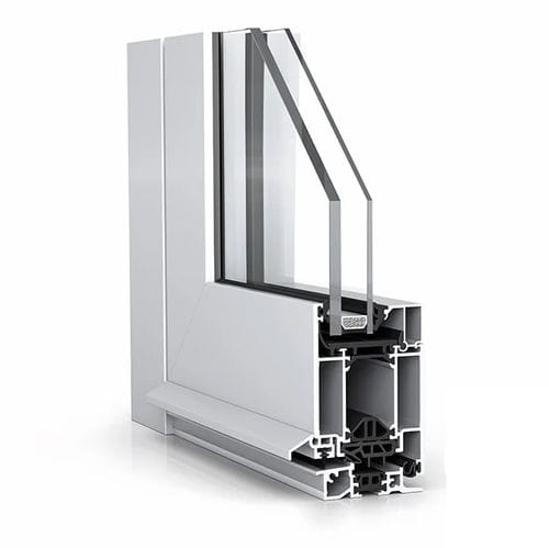 Porte renforcée - WICSTYLE 65 NG - WICONA - d'entrée / en aluminium / battante