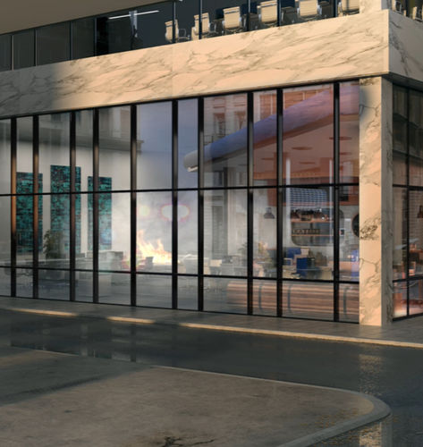 Mur-rideau VEP - CONCEPTWALL 50 - Reynaers Aluminium - en aluminium et ...