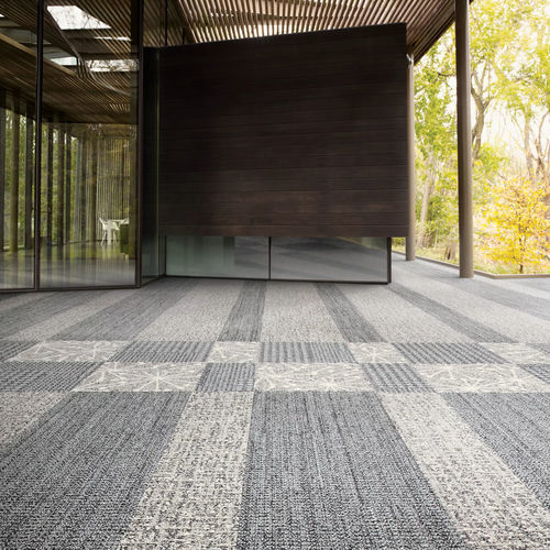 Moquette en dalles - WW870 - Interface - tuftée / bouclée / structurée