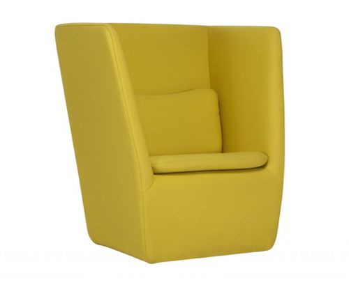 Fauteuil contemporain - COCOON - Modus - en cuir / à dossier haut