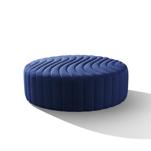 Pouf design organique - Adagio - Wittmann - en tissu / rond / rectangulaire