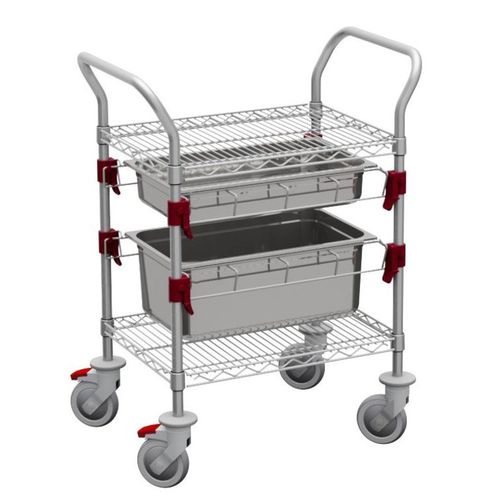 Chariot pour bac gastronorme - MISO530M - QUATRO S.R.L. - pour cuisine ...