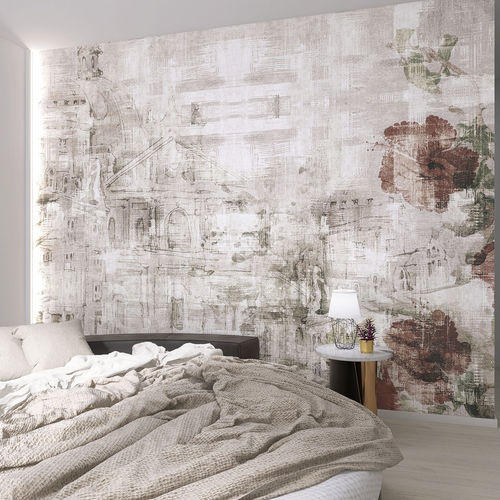 Papier peint contemporain - DISTRICT - rimura Srl - en textile non ...