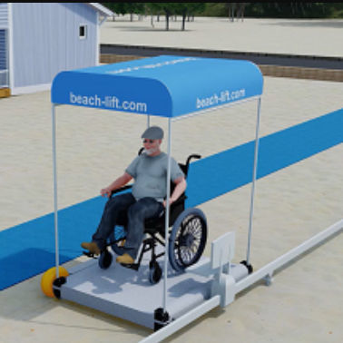 Plateforme de transport - Beach-Lift - Abtei Lift Group - d'extérieur ...