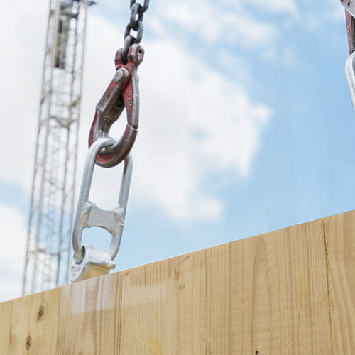 Système de levage mécanique - WASP - HOLZ TECHNIC - pour structure en ...