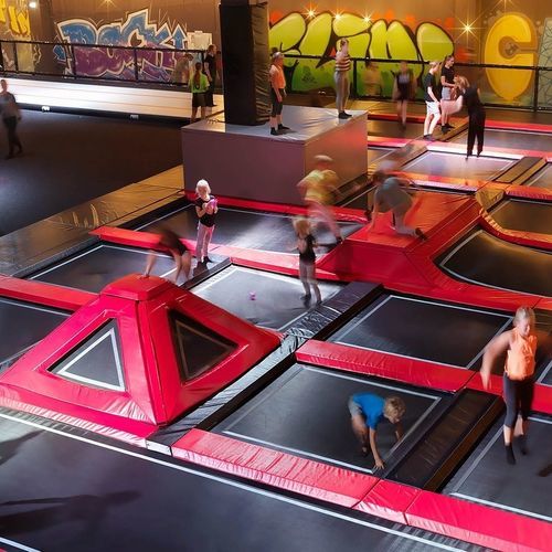 Trampoline carré - SPI Global Play - rectangulaire / professionnel