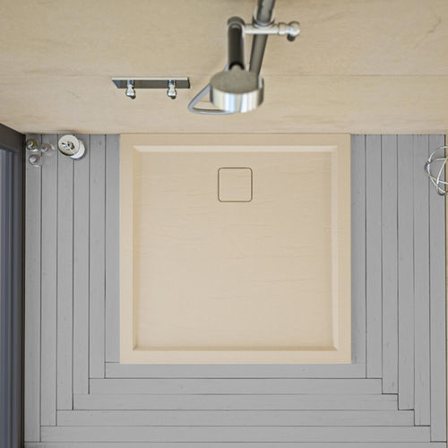 Bac à douche carré - SL - matki showering - surélevé / en céramique ...