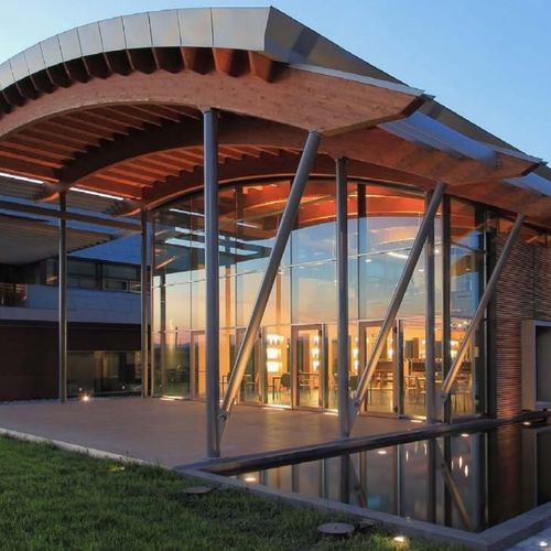 Mur-rideau en panneaux - POLIEDRA SKY TECH 60 - METRA Building - en ...