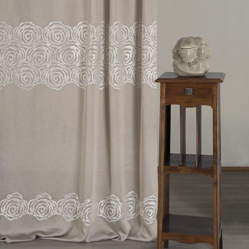 Tissu pour rideaux - OPALE - SIMTA S.p.A. - uni / à motif floral / en ...