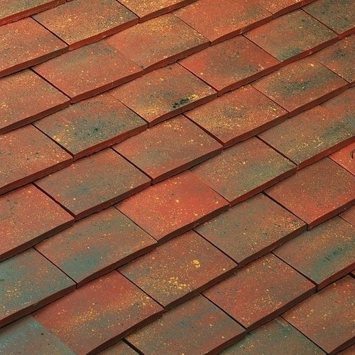 Tuile plate plate - HUGUENOT - EDILIANS - en terre cuite