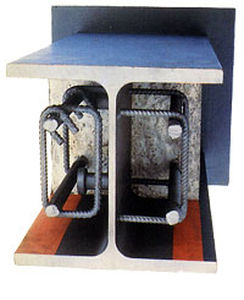 Poutre mixte - ARCELORMITTAL Long - en acier / en béton préfabriqué ...