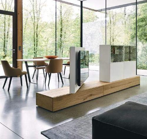 Meuble TV contemporain - Roto 12 - SANGIACOMO - avec rangement intégré ...