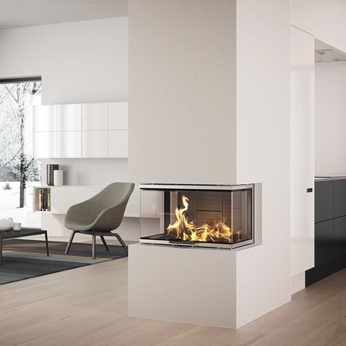 Insert de cheminée à 3 faces - VISIO 3 - Attika Feuer AG - à bois / en ...