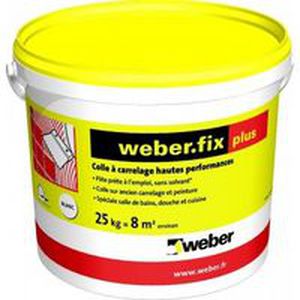 Colle en pâte pour carrelage - WEBER.FIX PLUS - Weber Industries