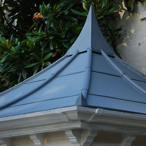 Couverture de toit en zinc - COPPIT HALL - Peters Roofing - aspect ...