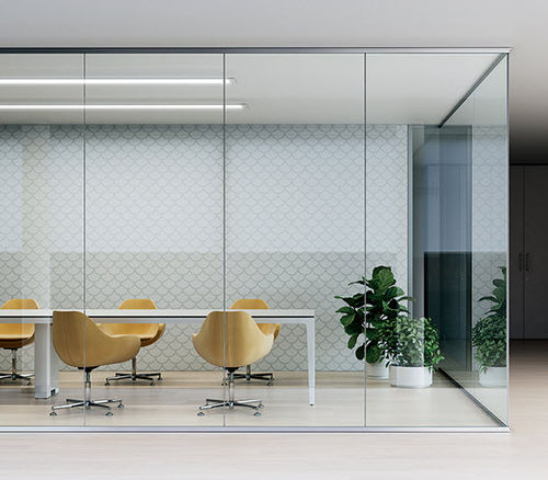 Cloison fixe - K35 - Frezza - vitrée / à usage professionnel