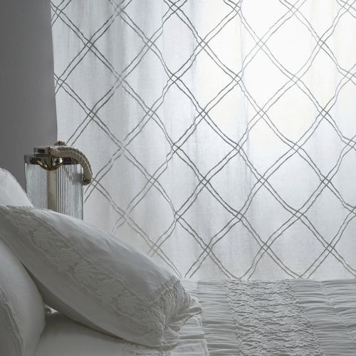 Tissu pour rideaux - MATHILDE DOPPIE LOSANGHE - MASTRO RAPHAEL - à ...