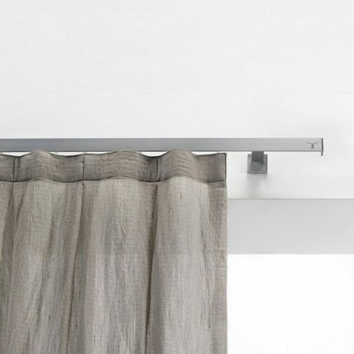 Rail à rideaux fixation plafond - LINEA - TAO DESIGN - fixation murale ...