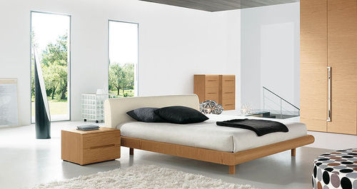 Lit double - MODERN - Homes - contemporain / en bois