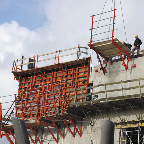 Plateforme de travail - Climbing systems - PASCHAL - pour chantier / d ...