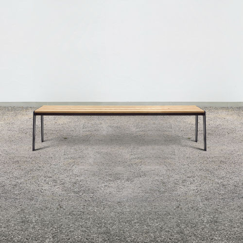 Banc de jardin contemporain - on_14 - Silvio Rohrmoser - en bois massif ...
