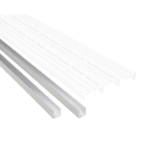 Profilé de fixation en aluminium - 2742 - Kebony