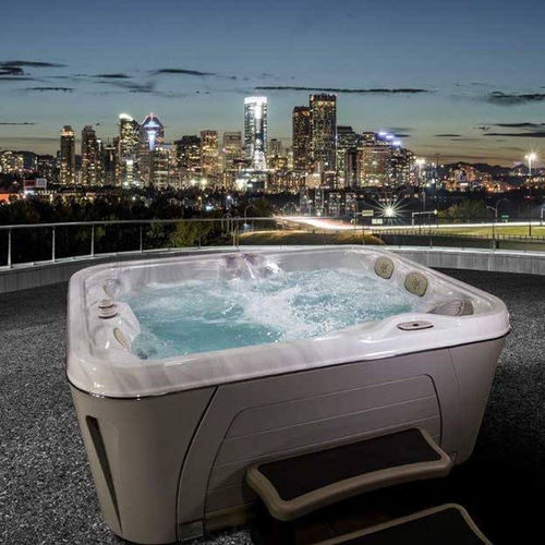 Spa hors-sol - S43 - Clairazur - rectangulaire / 4 places / d'extérieur