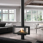 Cheminée à bois - Tous les fabricants de l'architecture et du design