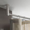 Tringle à rideaux en acier inoxydable brossé - VS20-80-1200-D - PHOS Design GmbH - en acier ...
