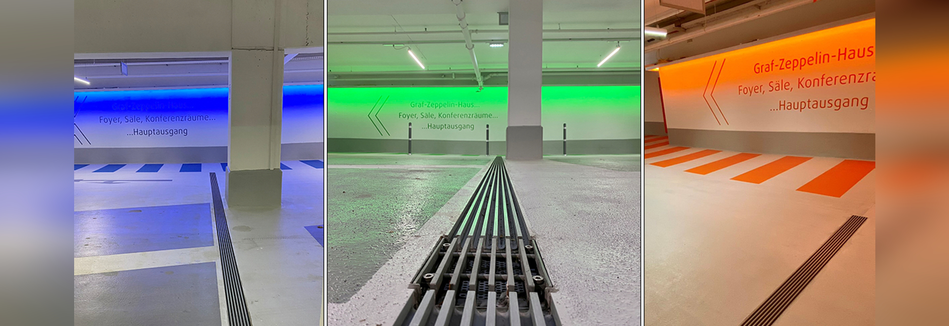 Caniveau de drainage du parking MEARIN PG EVO - 86551 Aichach, Germany ...